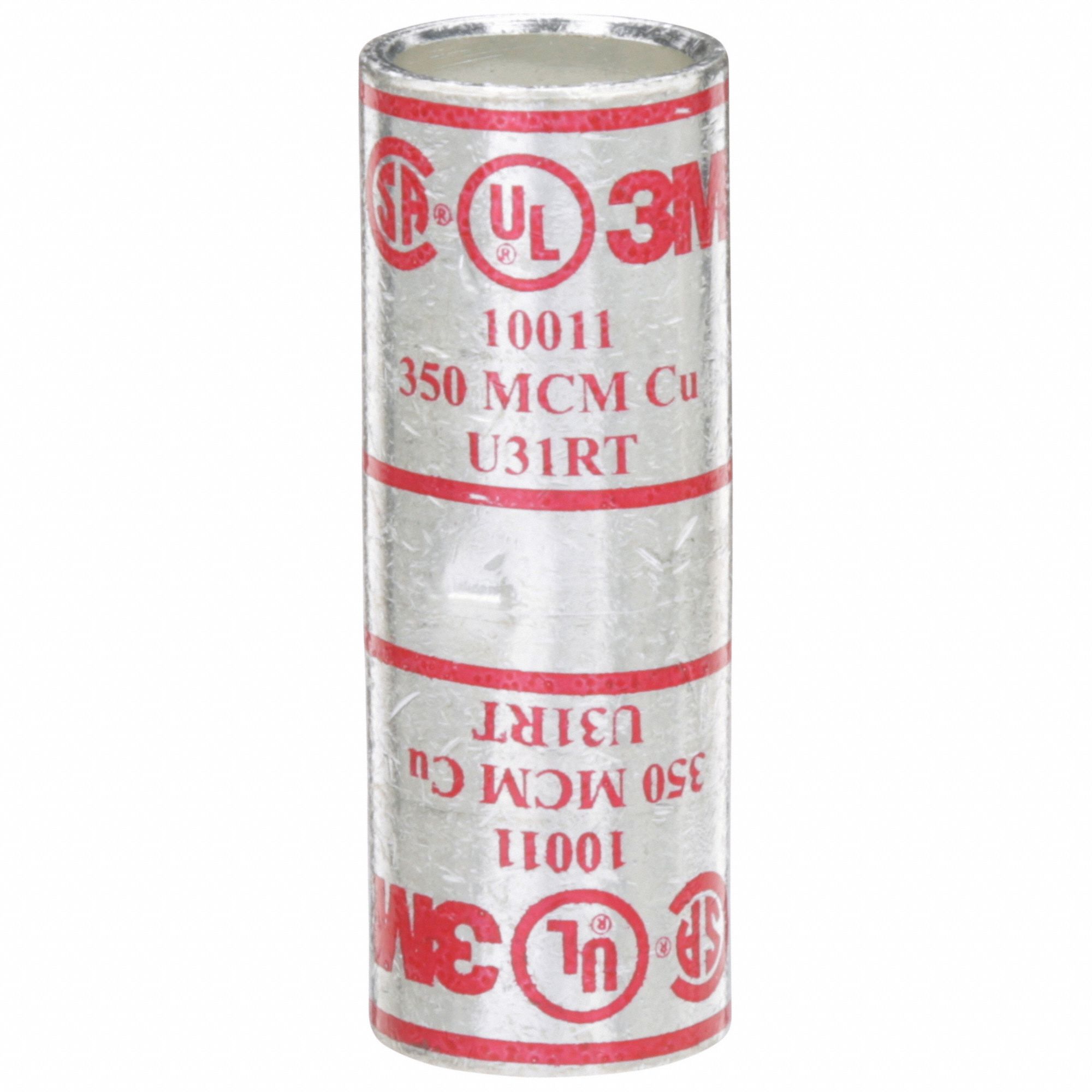 3M, Std Barrel Size, 350 kcmil Max Wire Size, Short-Barrel Splice ...