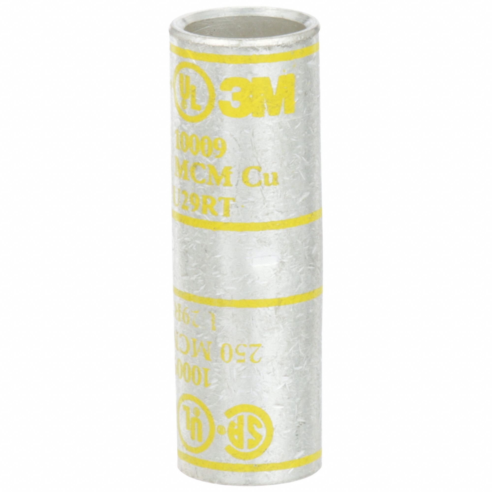 3M, Std Barrel Size, 250 kcmil Max Wire Size, Short-Barrel Splice ...