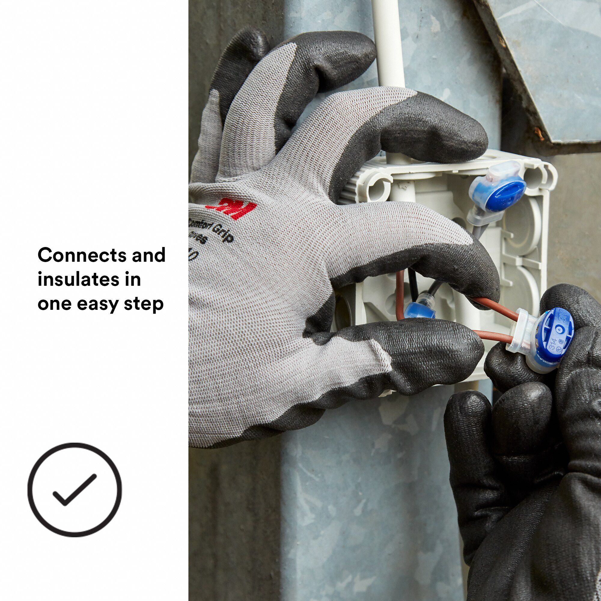 3M Insulation Displacement Connector: Pigtail, 3 Ports, 22 to 14 AWG ...