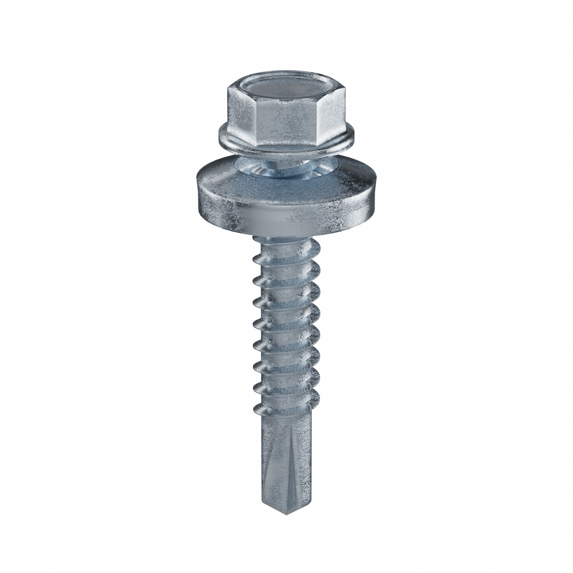 #12 Size, 1 1/4 in Lg, Self-Drilling Screw - 2DU81|U31702.021.0125 ...