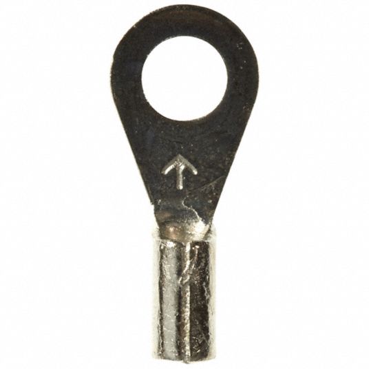 3M, Bare, #8 Stud Size, Ring Terminal - 2DUU7|M18-8R/LK - Grainger