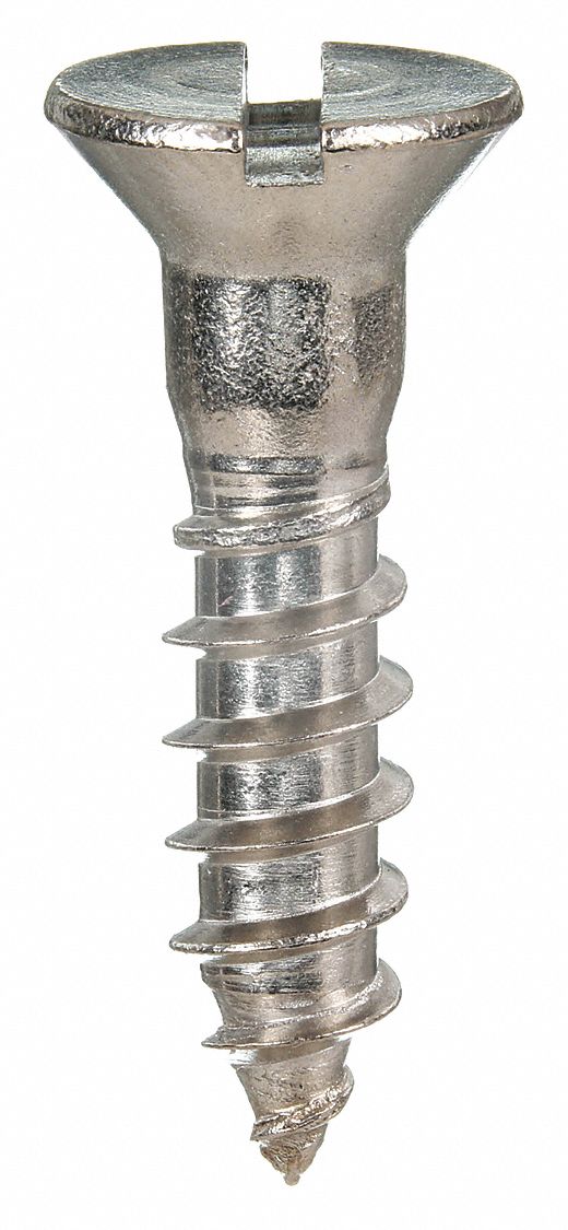 #6 Size, 3/4 in Lg, Wood Screw - 2DV39|115028-PG - Grainger