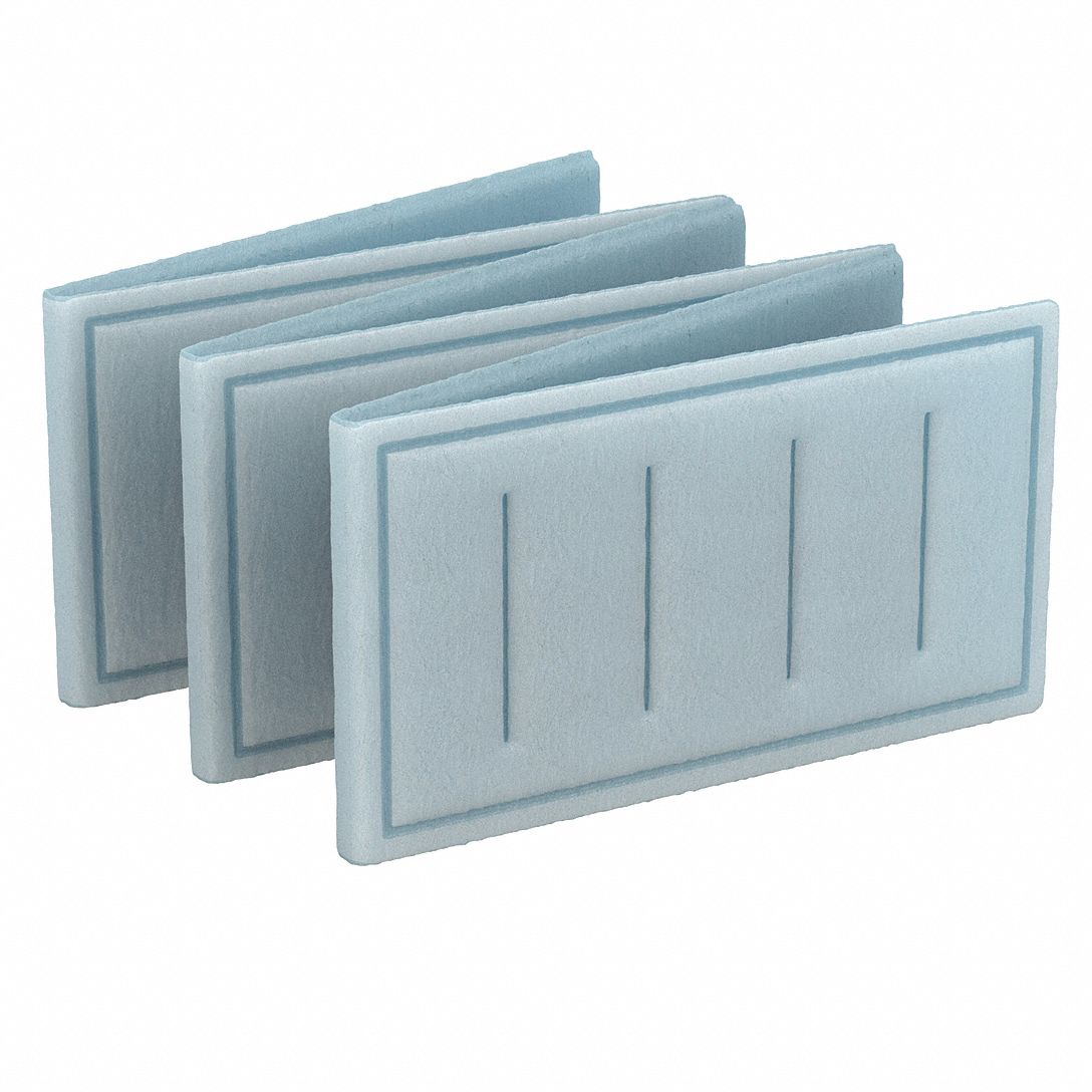 GRAINGER, 12 in x 24 in x 1 in, 24 in Section Wd, Link Air Filter ...