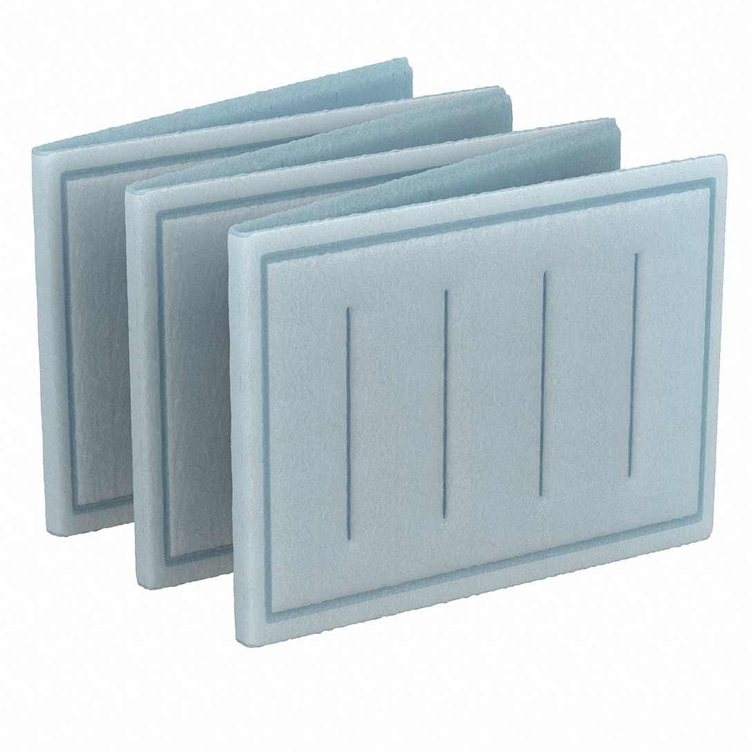 GRAINGER, 16 in x 14 in x 1 in, 14 in Section Wd, Link Air Filter ...