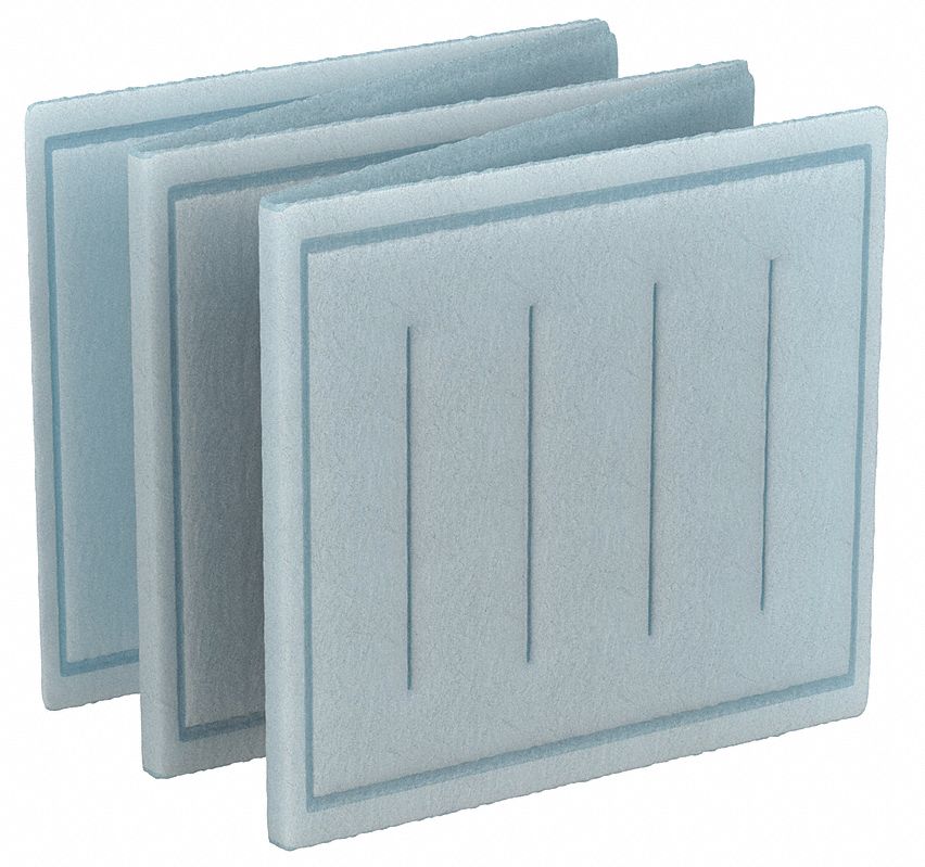 GRAINGER, 20 in x 14 in x 1 in, 14 in Section Wd, Link Air Filter ...
