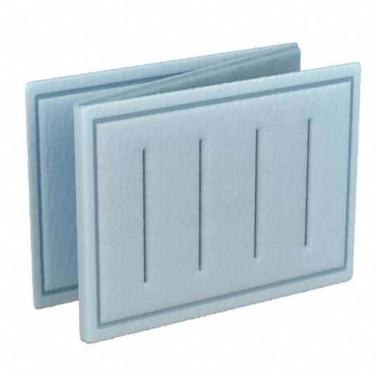 GRAINGER, 25 in x 22 in x 1 in, 22 in Section Wd, Link Air Filter ...