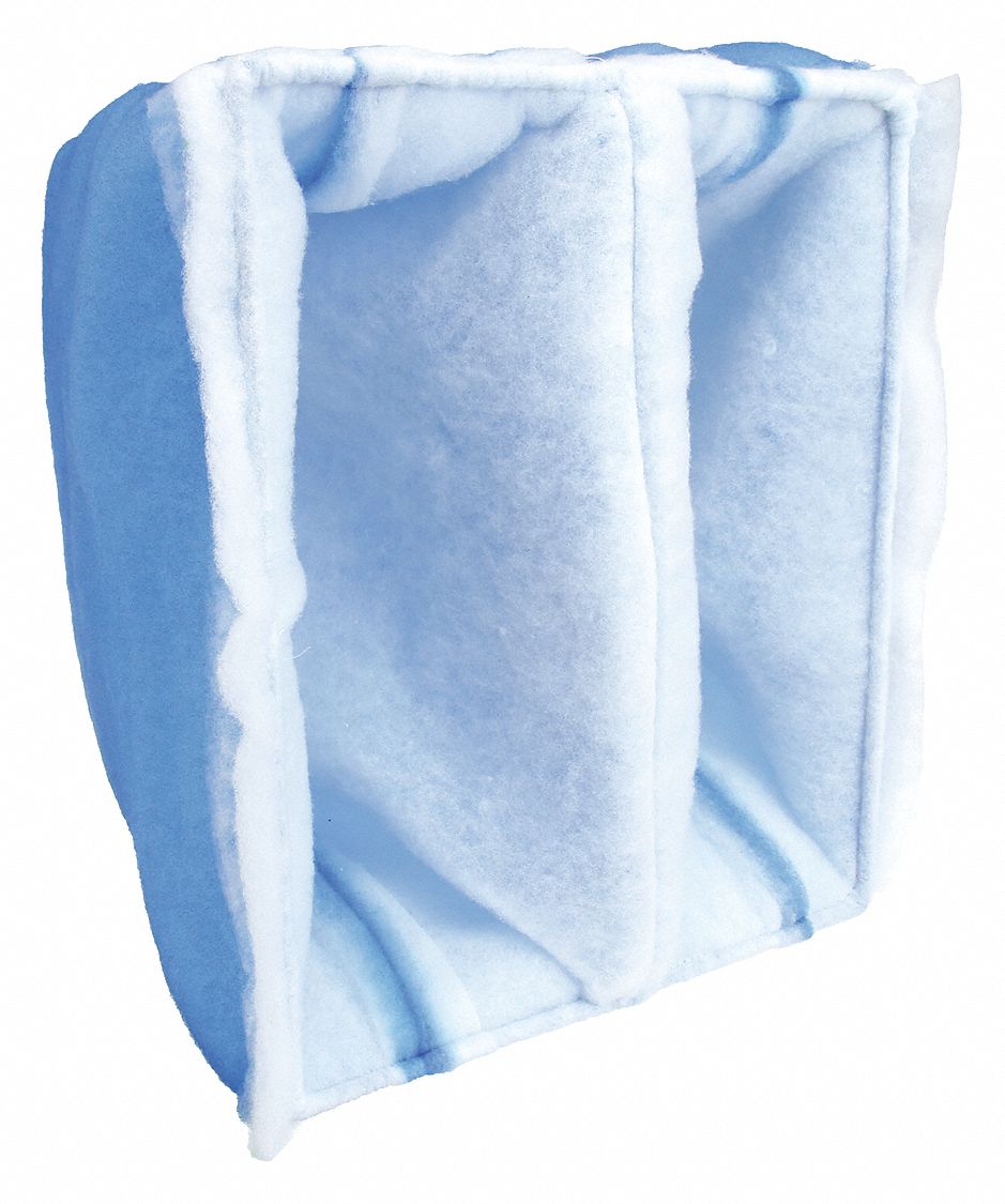 GRAINGER, 16 in x 20 in x 10 in, 2 Pockets, Cube Air Filter - 2DYL1 ...