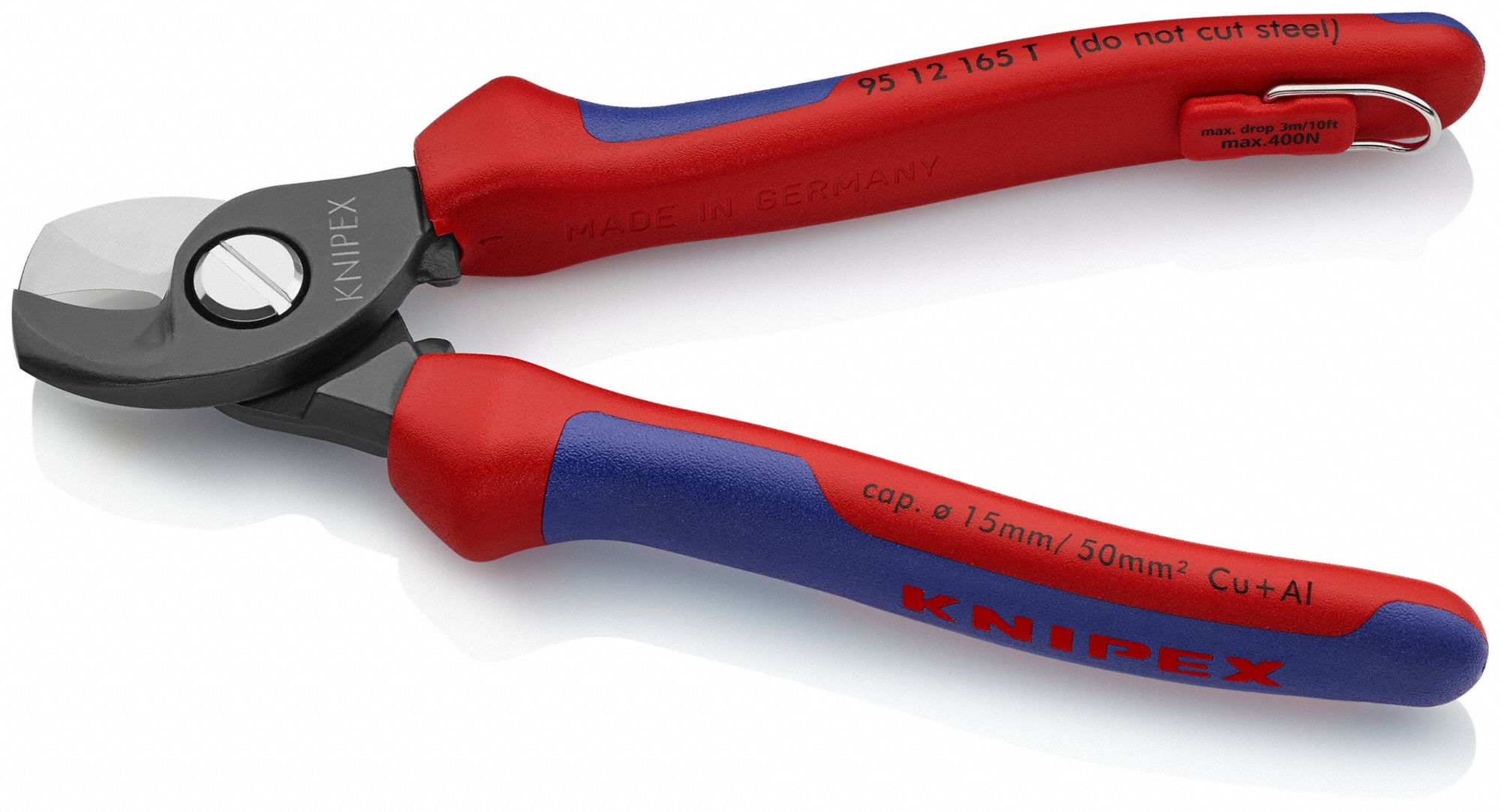 KNIPEX Cable Cutter: Multi-Component, Shear, For 1/2 in Max Dia ...