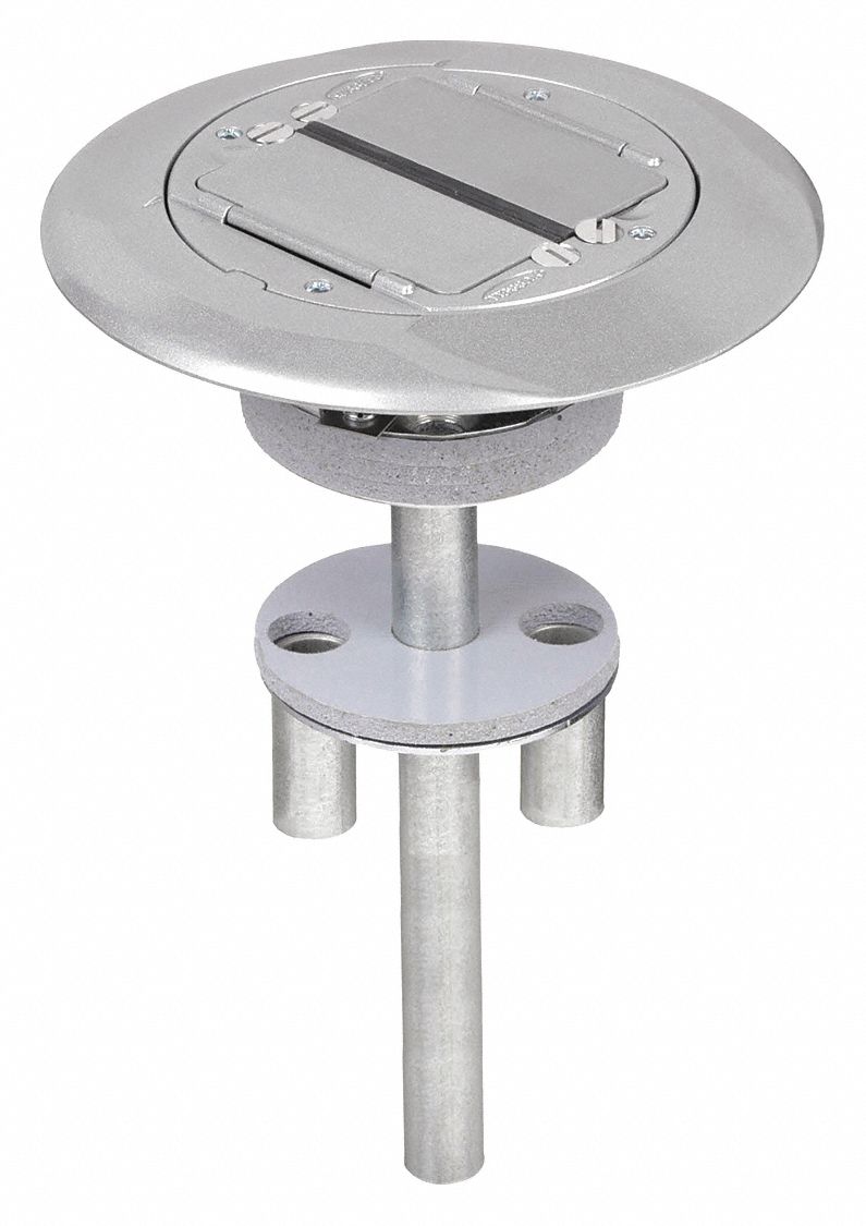 HUBBELL WIRING DEVICE-KELLEMS, Round, (3) 3/4 in For Conduit Sizes ...