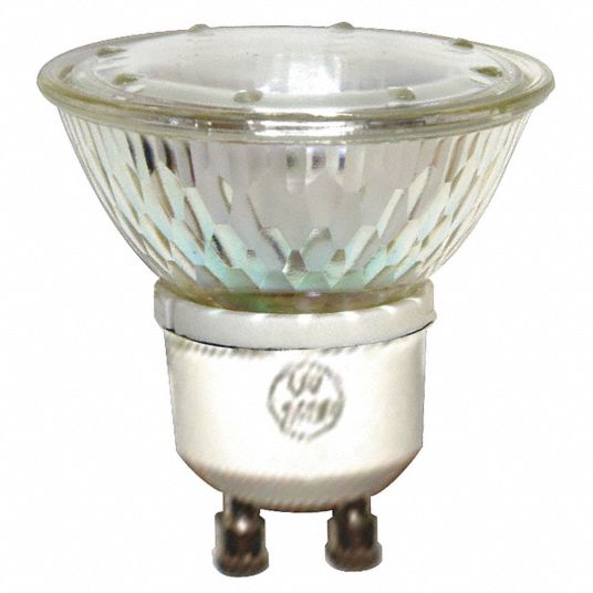 GE LIGHTING Halogen Lamp, MR16, 2-Pin (GU10), Lumens 1000, Reflector ...