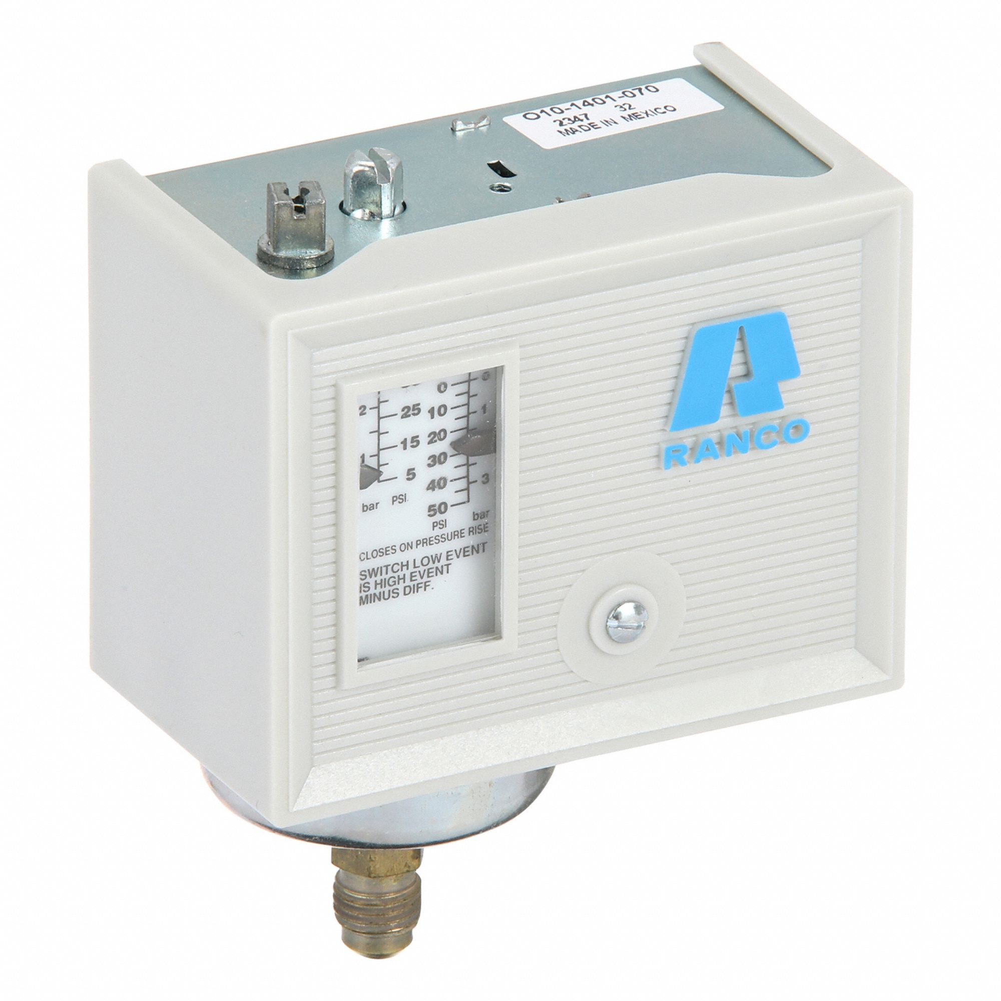 Low Limit, Auto Reset, Single Pressure Control - 2E980|O10-1401 - Grainger