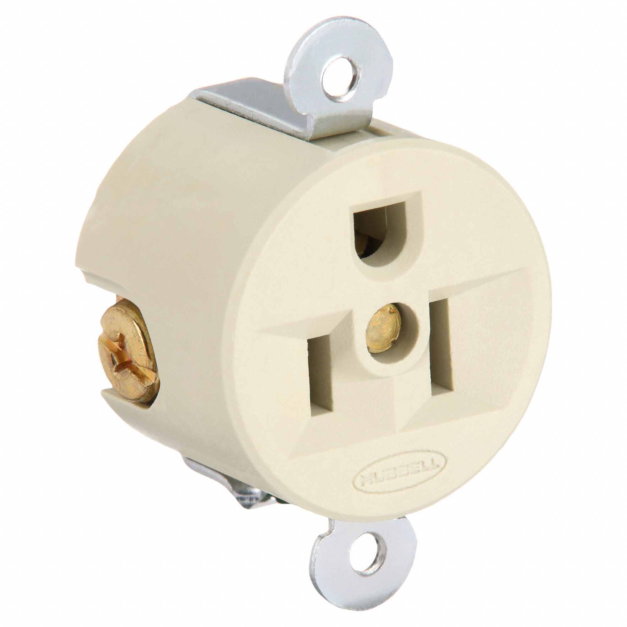 HUBBELL, Single, 5-15R, Receptacle - 2EAV2|HBL5258I - Grainger