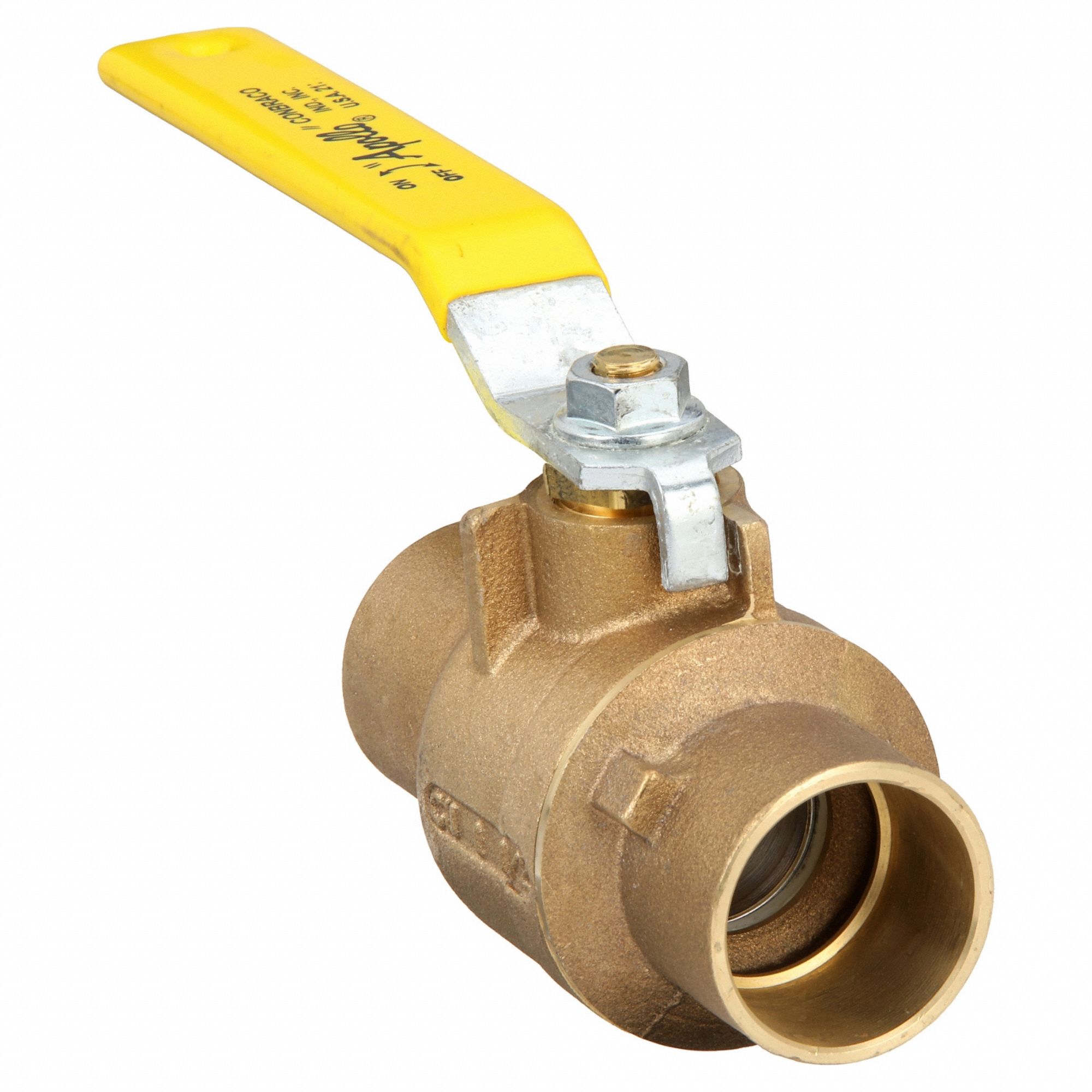 APOLLO, 1 1/2 in, Bronze, Manual Two-Way Ball Valve - 2EEH8|7020701 - Grainger