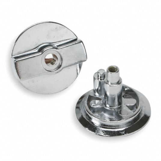 ASI GLOBAL, Zinc, Bright, Latch Knob - 2EHL4|40-8513380 - Grainger