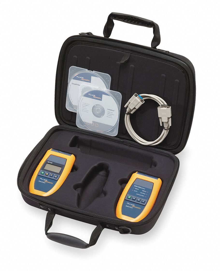 Basic Fiber Verification Kit, Custom LCD, Measures 850 nM & 1300 nM ...