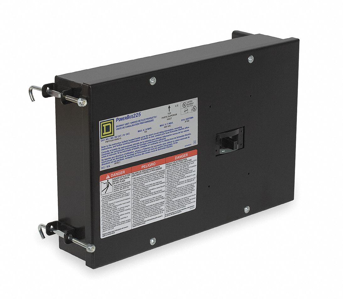 SQUARE D, 15 A Amps, 600V AC, Busway Plug In Unit - 2EHX1 ...