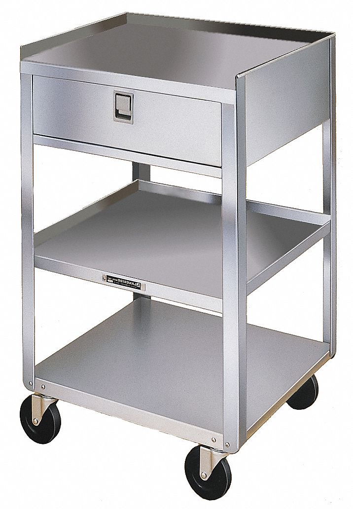 Mobile Equipment Stand, 300 lb Load Capacity - Grainger