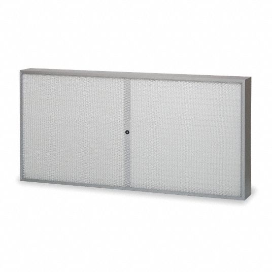 23 5/8 in x 47 5/8 in x 6 3/4 in Actual Filter Size, Aluminum, HEPA ...