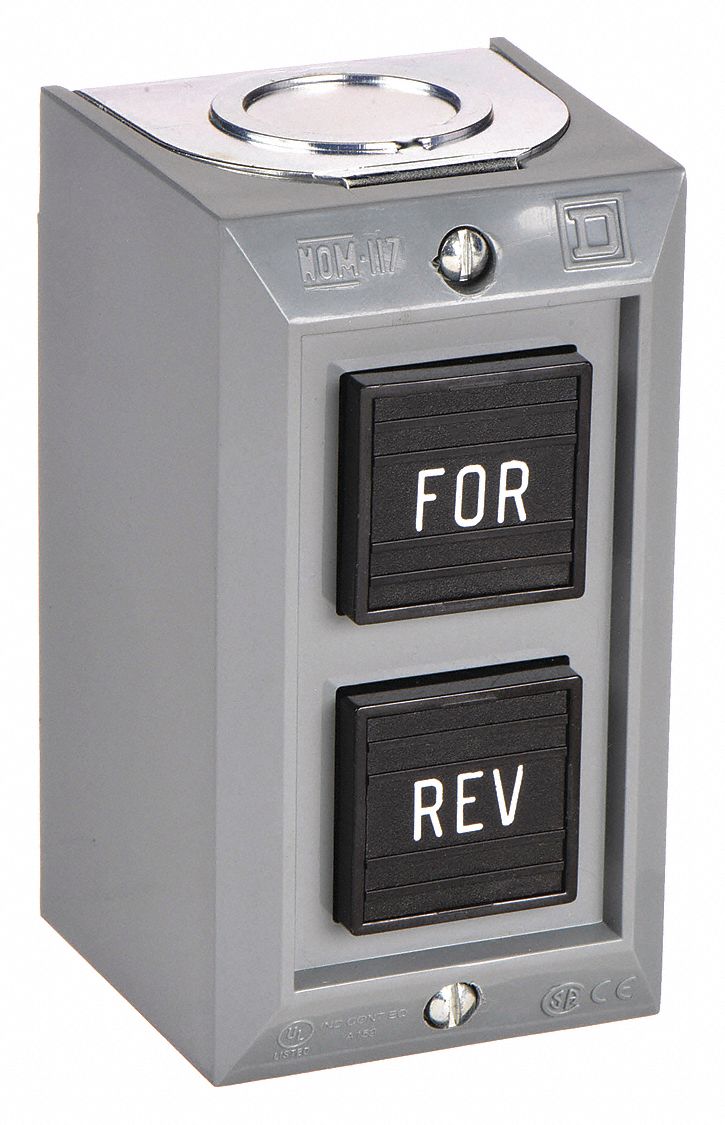 SQUARE D, (2) Push Buttons, 0 Pilot Lights, Control Station - 2EK16|9001BG206 - Grainger