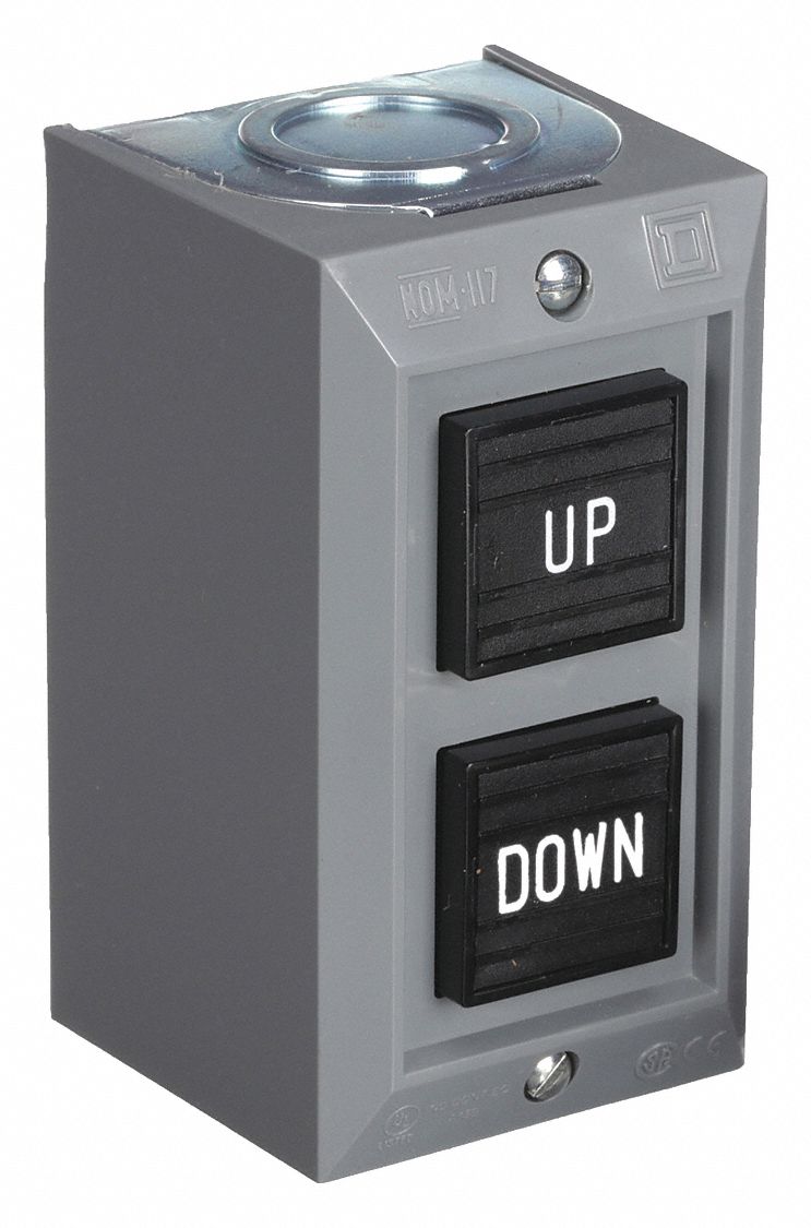 SQUARE D, (2) Push Buttons, 0 Pilot Lights, Control Station - 2EK17|9001BG208 - Grainger