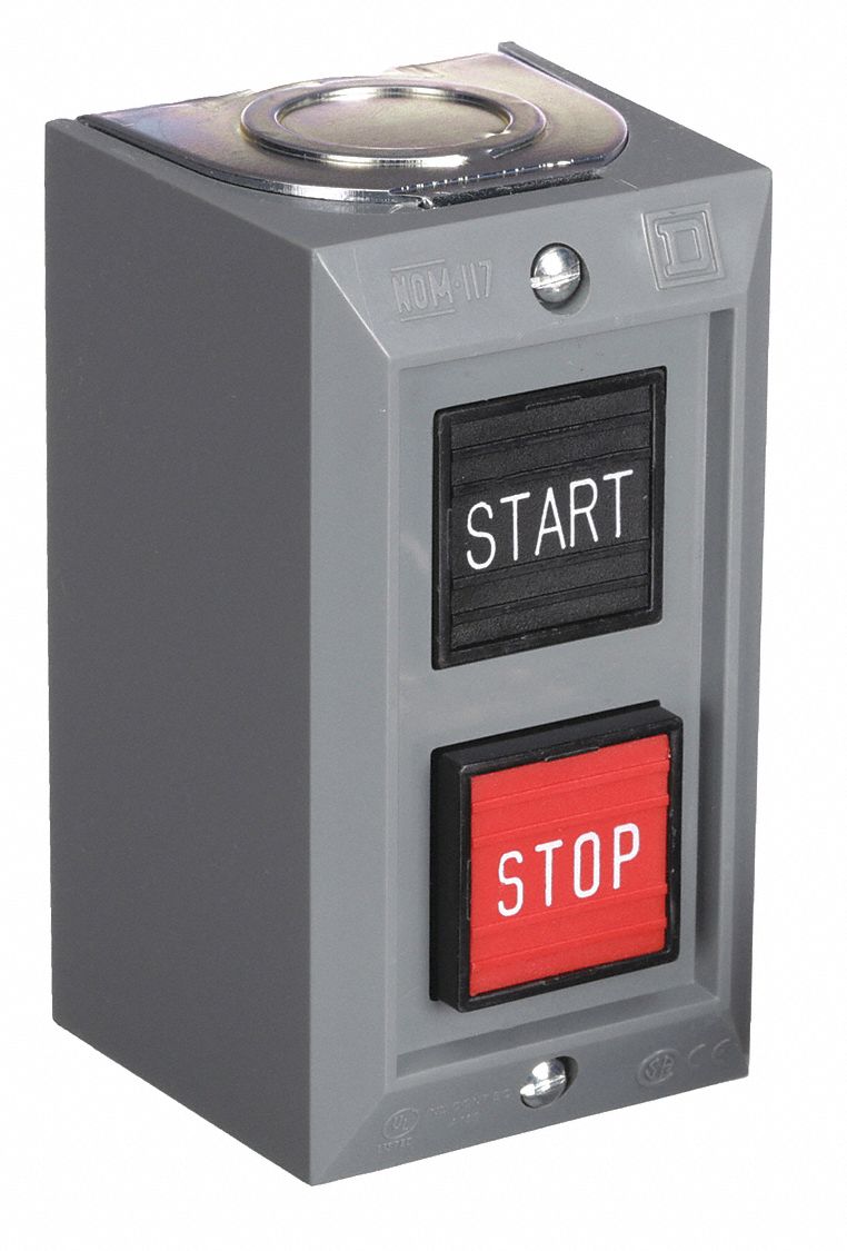 SQUARE D, (2) Push Buttons, 0 Pilot Lights, Control Station - 2EK19|9001BG215 - Grainger