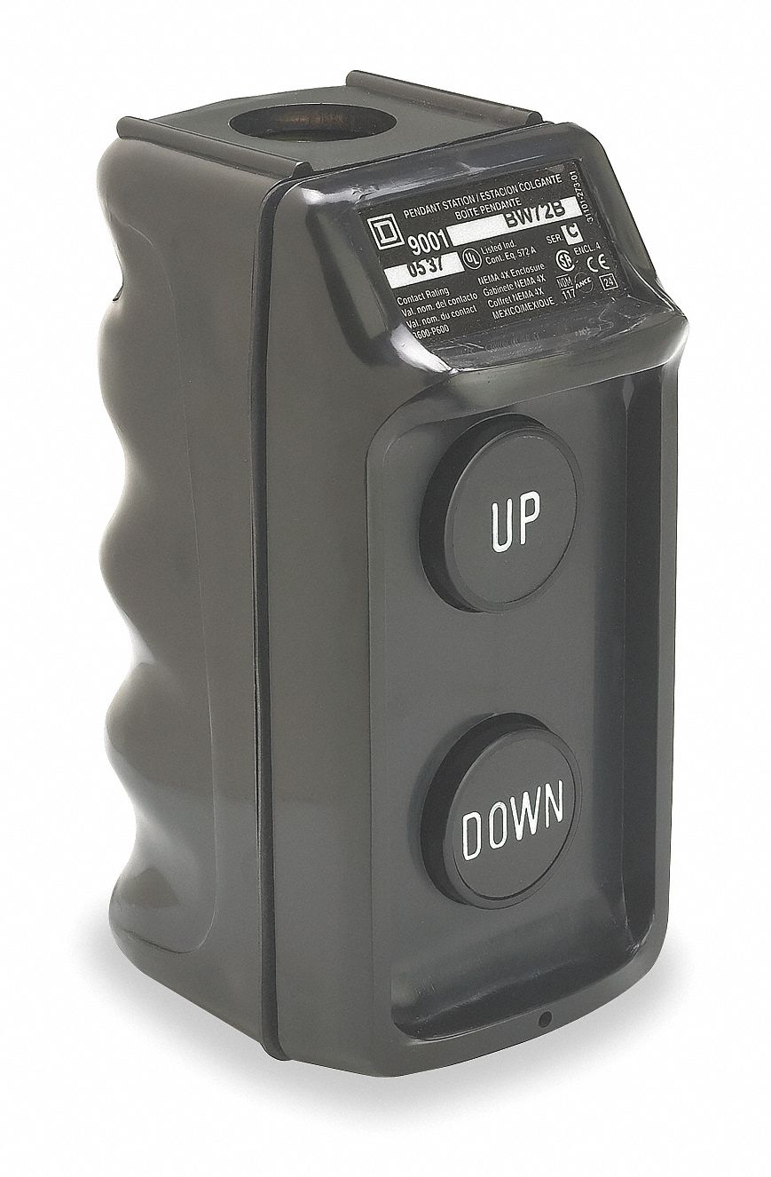 SQUARE D, Push Button, NEMA 1/3/3R/4/4X, Pendant Control Station ...