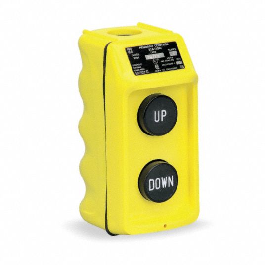 SQUARE D, Push Button, NEMA 13/4/4X, Pendant Control Station - 2EK47 ...