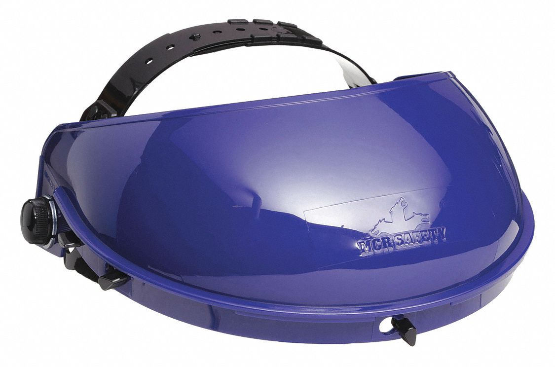 Nylon, Blue, Face Shield Bracket - 2ELR1|103 - Grainger