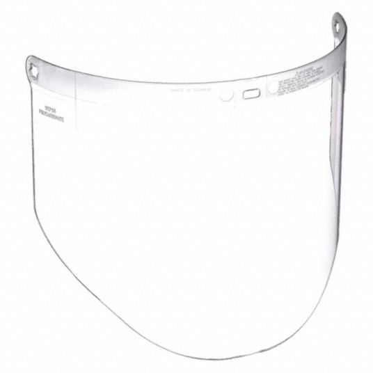 3M, 14 1/2 in Overall Wd, 9 in Overall Ht, Face Shield Visor - 2ELX2 ...