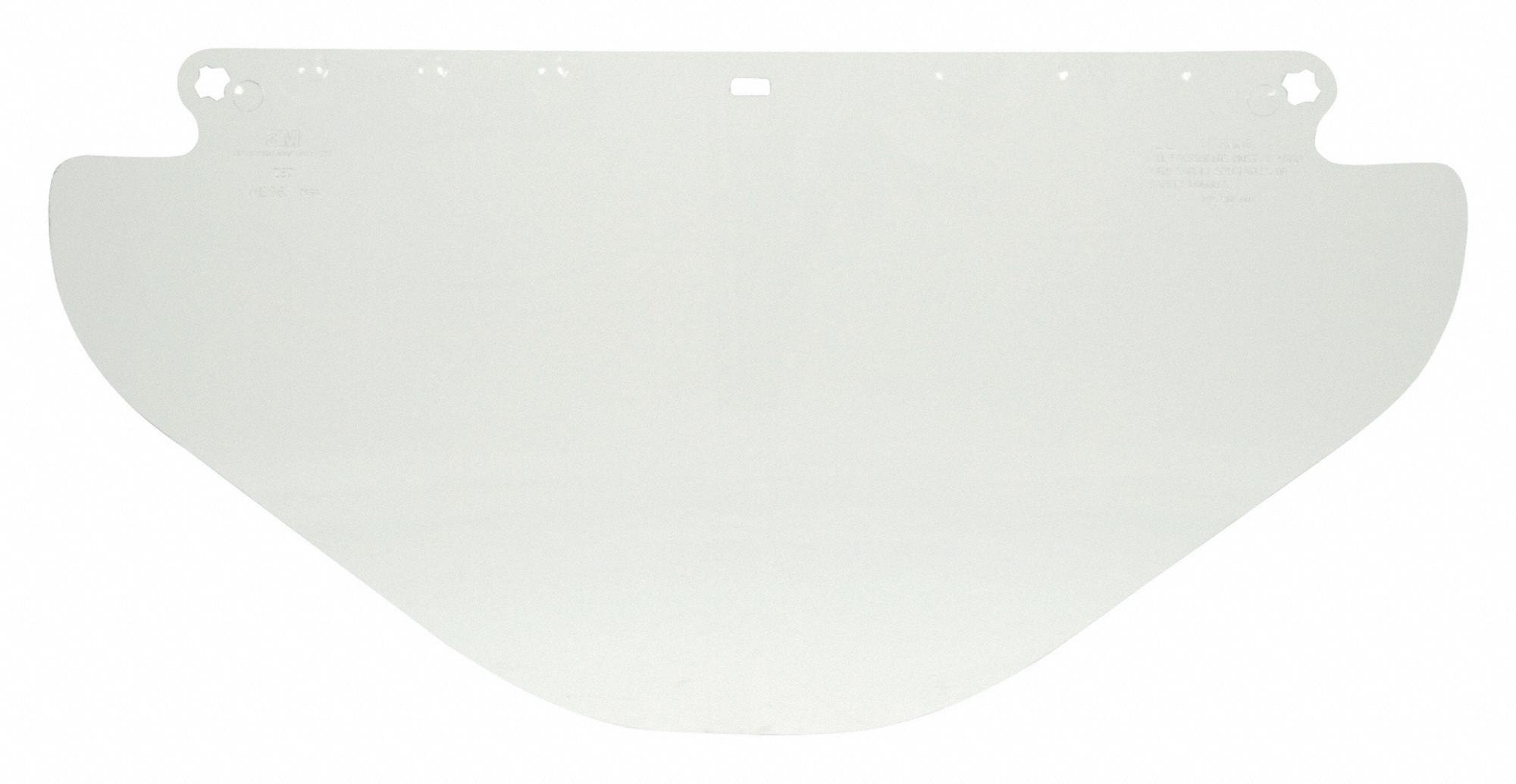 3M, 18 1/4 in Overall Wd, 9 in Overall Ht, Face Shield Visor - 2ELY1 ...