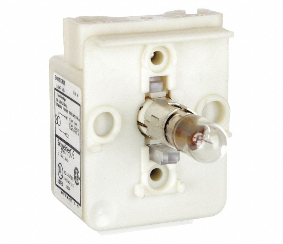 SCHNEIDER ELECTRIC Módulo p/Lámpara,Tam 30mm,120VCA,2.4VA - 2EM02 ...