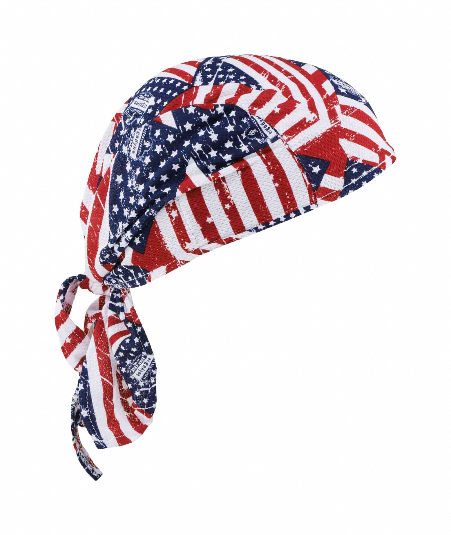 CHILL-ITS BY ERGODYNE, Red/White/Blue, Universal, Dew Rag - 2EMJ7|6615 ...
