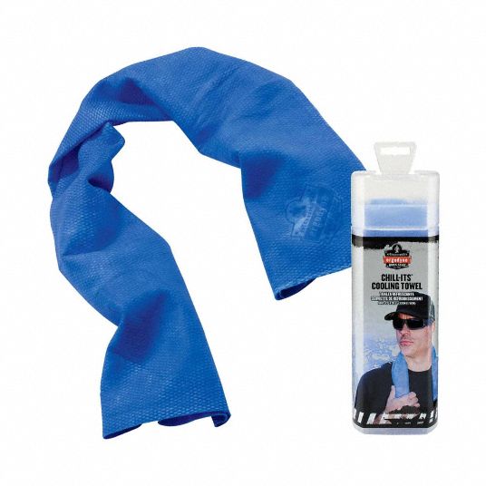 CHILL-ITS BY ERGODYNE, Blue, Universal, Evaporative Cooling Towel ...