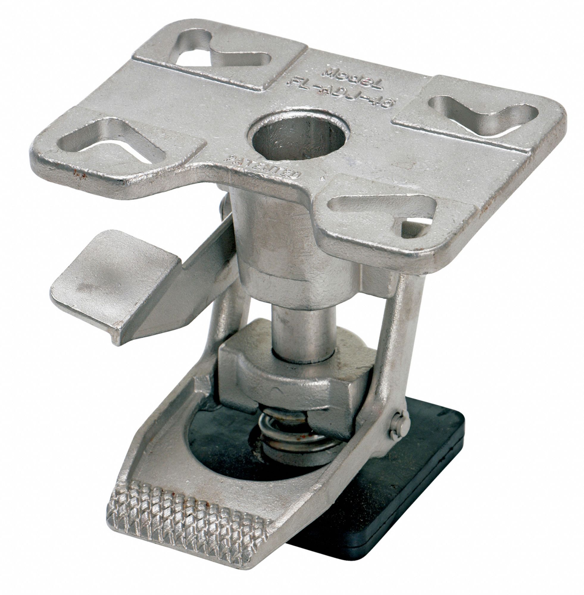 GRAINGER APPROVED Heavy-Duty Adjustable-Height Floor Lock, Stainless ...