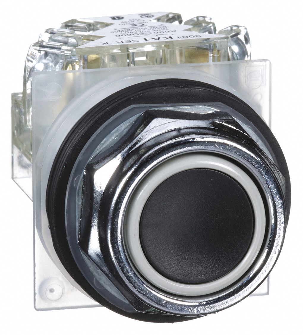 SCHNEIDER ELECTRIC, Non-Illuminated, Flush Profile, Flush Push Button ...