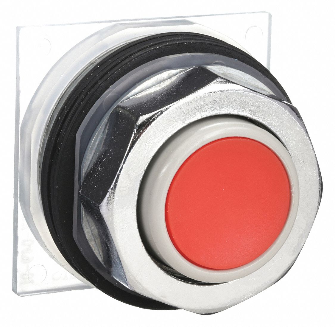 SCHNEIDER ELECTRIC, Red, 30 mm Mounting Size, Flush Push Button - 2EN26 ...