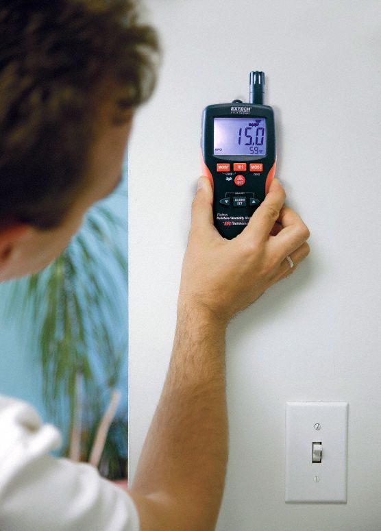 EXTECH Combination Pin/Pinless Moisture Meter: 0% to 99.9% (Relative ... EXTECH Combination Pin/Pinless Moisture Meter: 0% to 99.9% (Relative ...