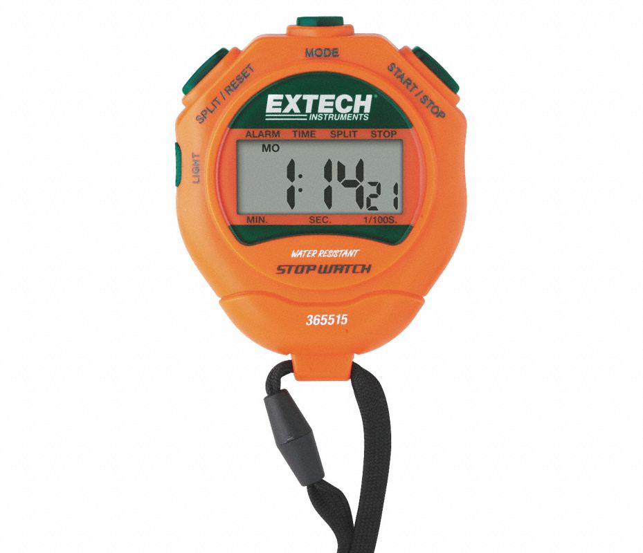 EXTECH Cronómetro Digital con Intervalo de Tiempo Máx. Cuenta Hasta 23 ...