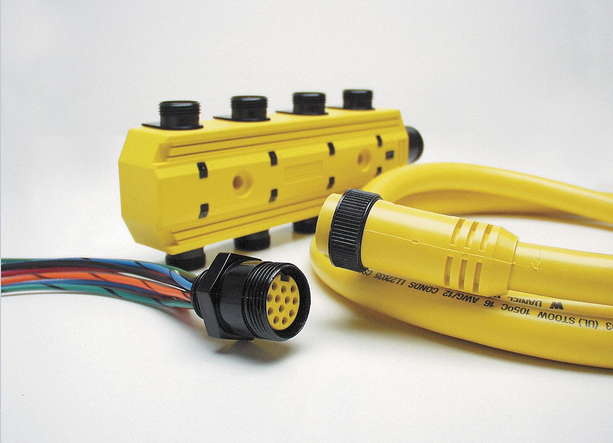 BRAD HARRISON Extension Cordset: 1-16 Male Straight x 1-16 Female ...