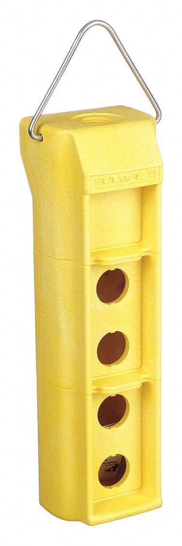 SCHNEIDER ELECTRIC, 4 Holes, 30 mm Operator Size, Pendant Enclosure ...