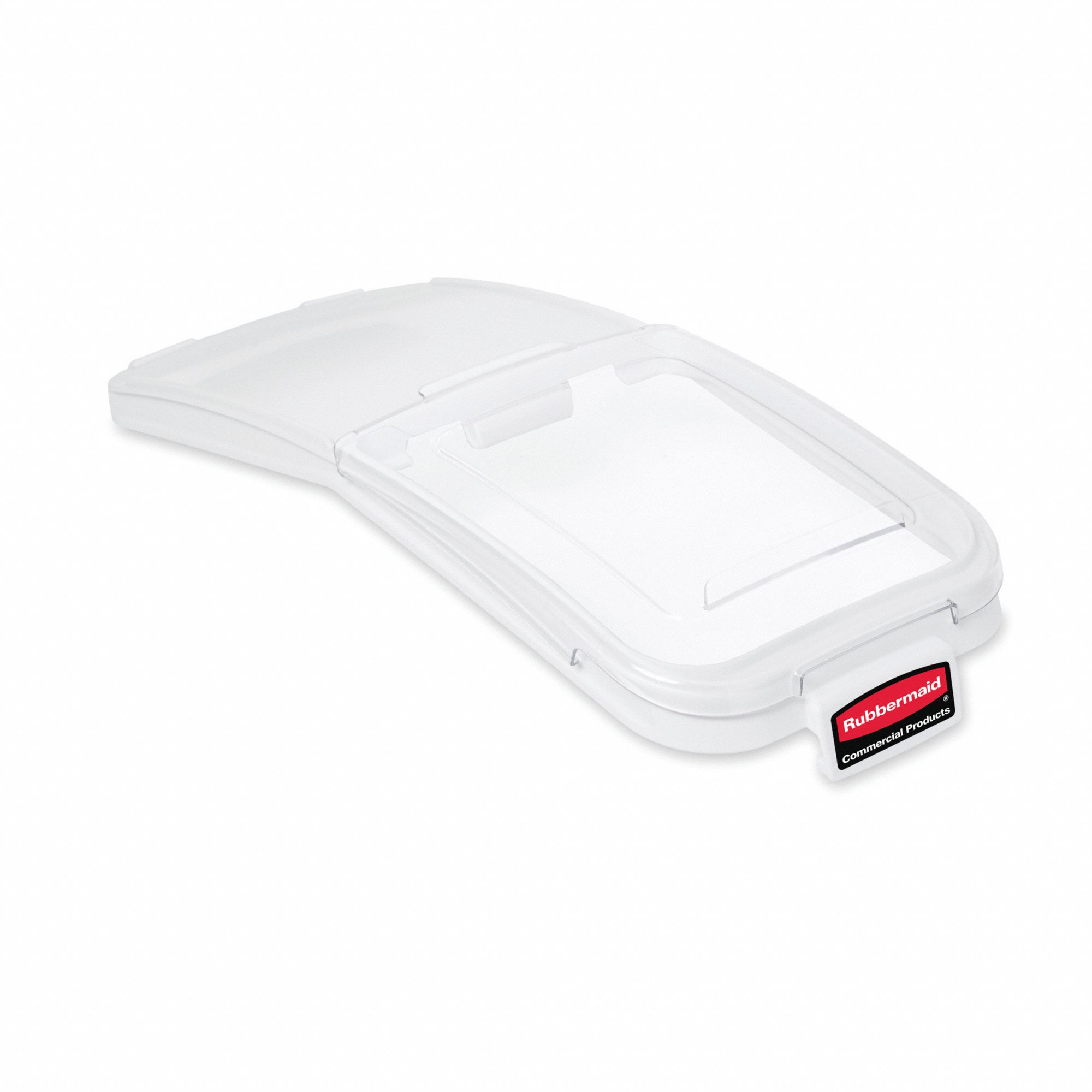RUBBERMAID COMMERCIAL PRODUCTS, 400 qt Capacity, Clear, Storage Bin Lid ...