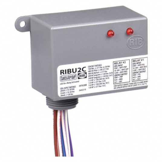 FUNCTIONAL DEVICES INC / RIB, 10 to 30V AC/DC/120V AC, 10A @ 277V ...