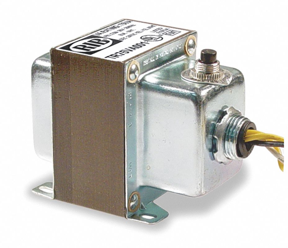 FUNCTIONAL DEVICES INC / RIB Transformador Clase 2, Clasificación VA 75, Voltaje de Entrada ...