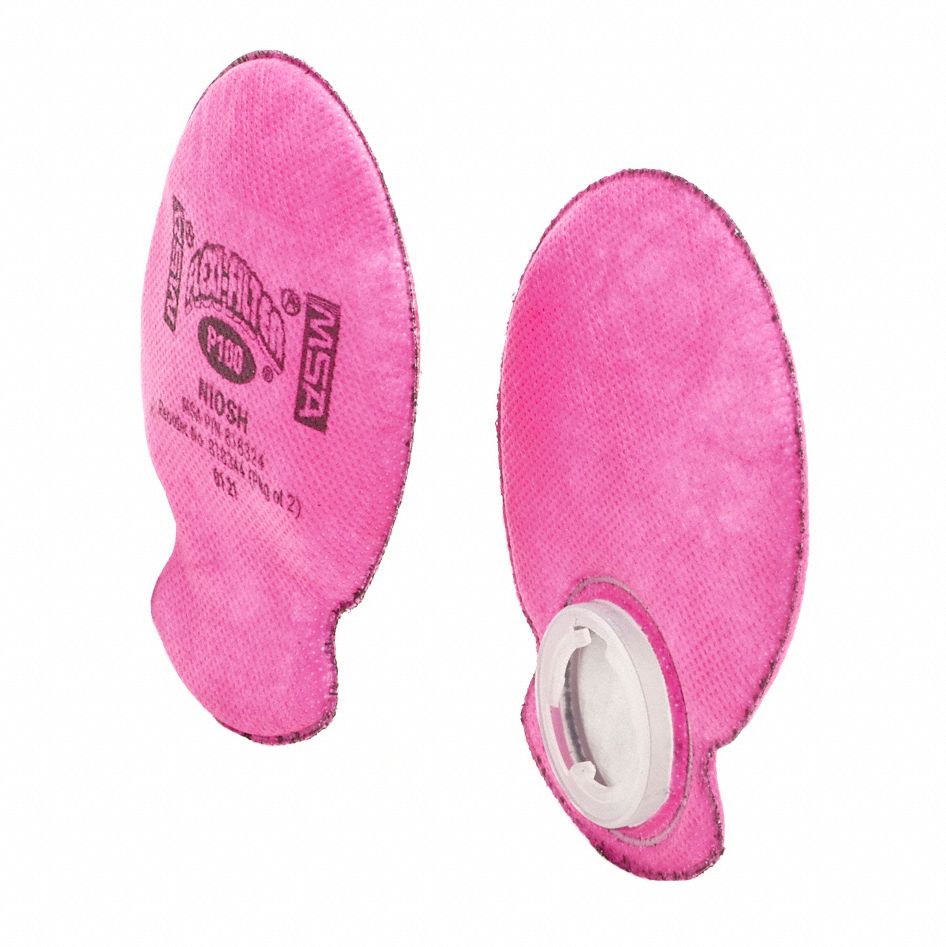 MSA Filter: Nuisance Acid Gas/Nuisance Hydrogen Fluoride/P100, Magenta ...