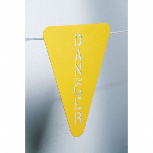 Warning Line with Metal Flagging - Grainger