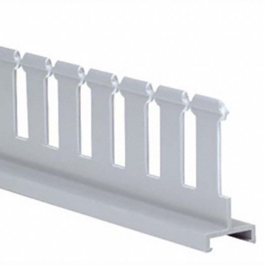PVC, Gray, Wiring Duct Divider Wall - 2ETW4|SD2H6 - Grainger