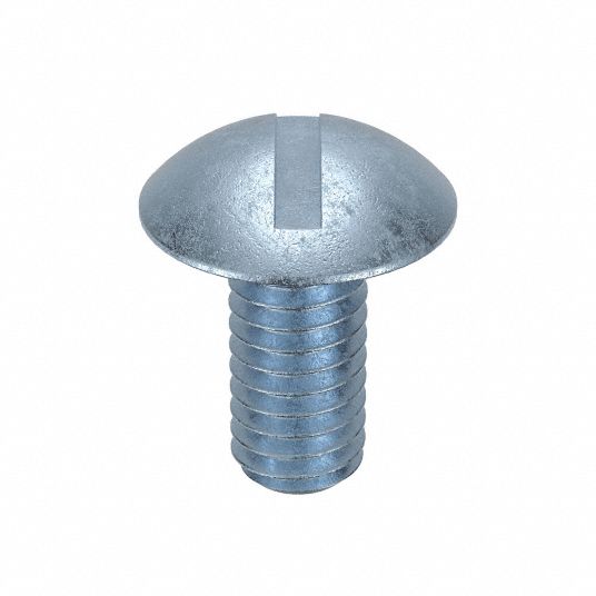 5/16"-18 Thread Size, 1/2 in Lg, Machine Screw - 2EU58|U24861.031.0050 ...