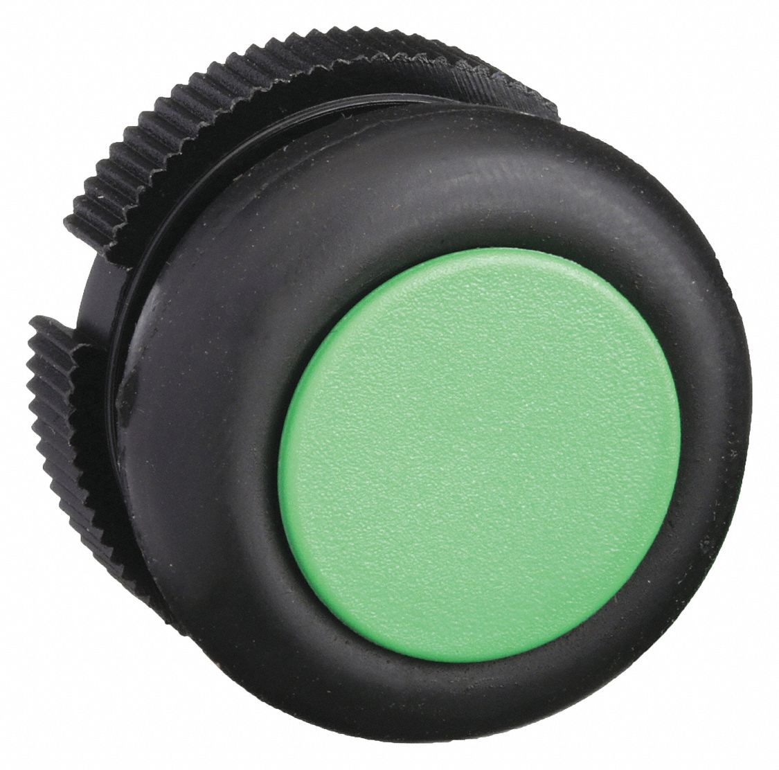 SCHNEIDER ELECTRIC, Green, 22 mm Mounting Size, Flush Push Button ...