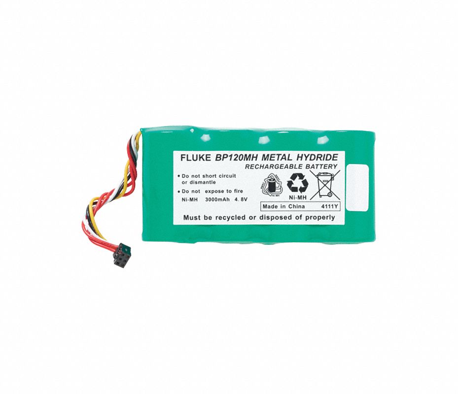 FLUKE Paquete Baterías,NiMH - 2EWV6 | BP120MH - Grainger México