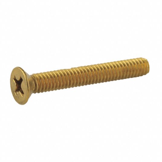 Machine Screw,8-32x1 1/4"L,Plain,100PK - Grainger